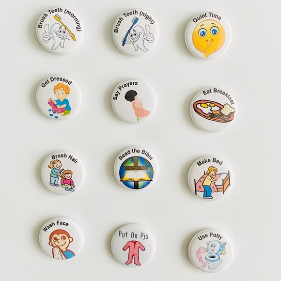 Other | Chore Magnets Morning And Evening Routine | Poshmark